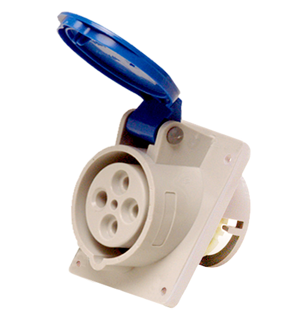 Tomada Embutir 3 Polos + Terra 16A 380/440v Steck - Santil